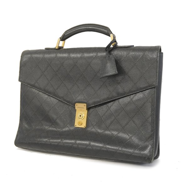 CHANEL | Bags | Auth Chanel Bicolor Womenmenunisex Caviar Leather ...